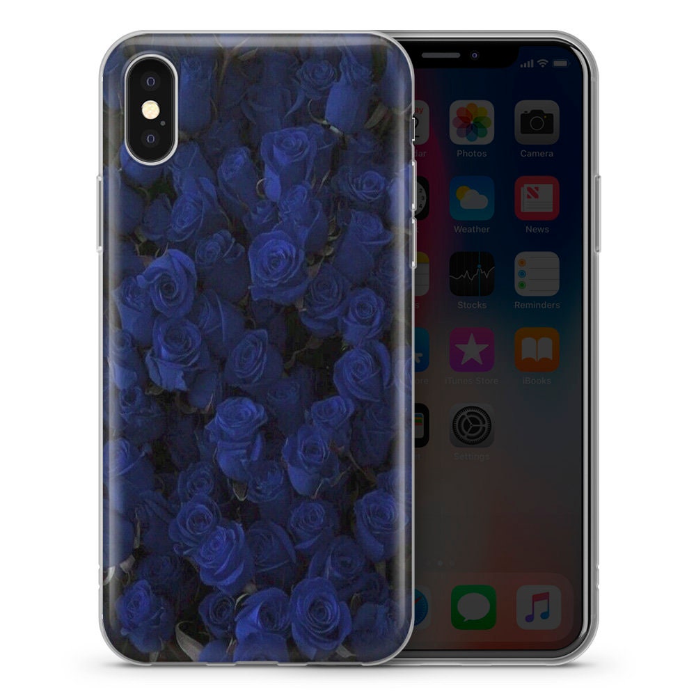 Roses/flower red Pink Dark and Blue Phone Case Cover for - Etsy