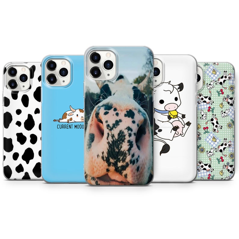 Cows Cute and Funny Animal Phone Case Cover for Iphone - Etsy UK