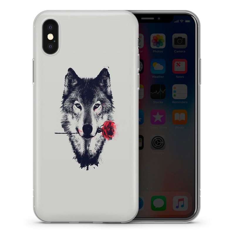 Wolf Phone Case Cover for Iphone Samsung & Huawei - Etsy