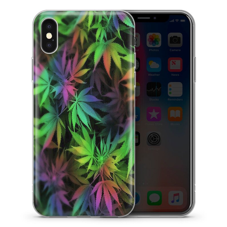 Weed Trippy Stoner High Phone Case Cover for Iphone Samsung - Etsy