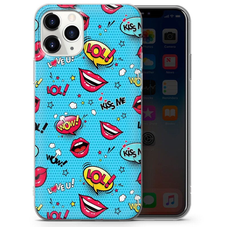 Pop Art and Comic Style Phone Case Cover Funny for Iphone - Etsy