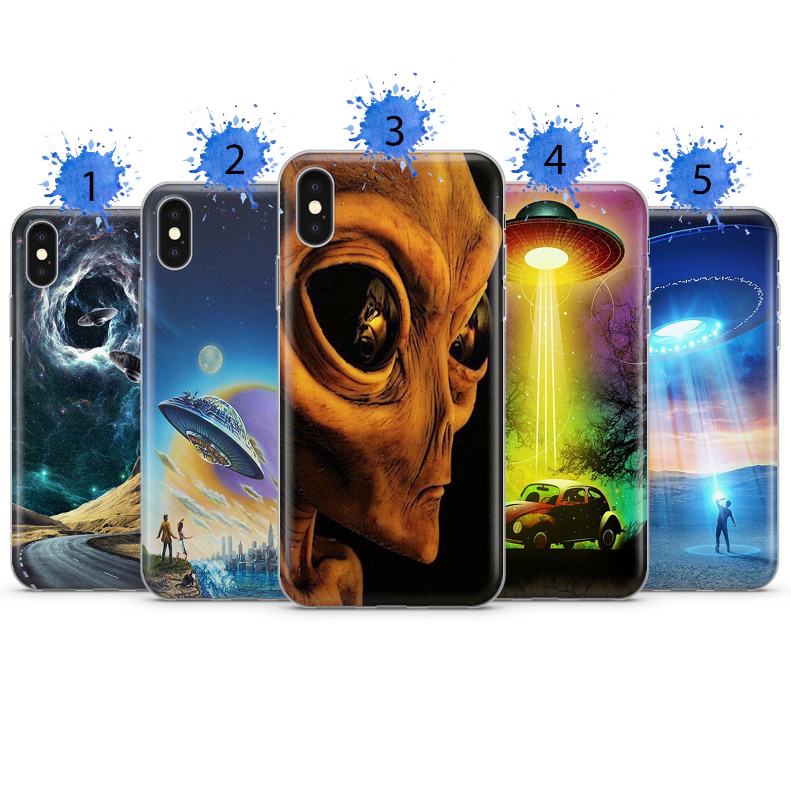Alien UFO Area 51 Art Phone Case Cover for Iphone Samsung & - Etsy