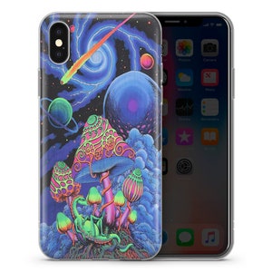 Psychedelic Stoner Trippy Mushrooms in Art Phone Case Cover - Etsy