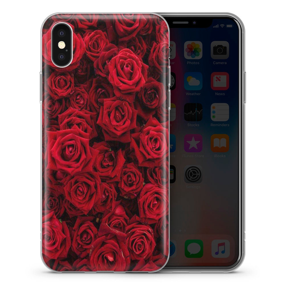 Roses/flower red Pink Dark and Blue Phone Case Cover for - Etsy