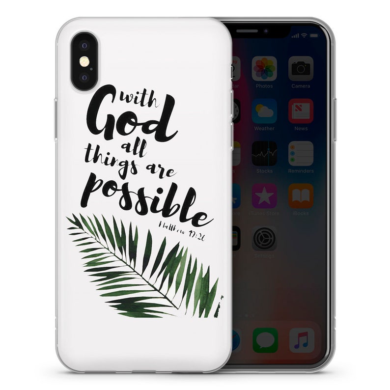 Bible Verses Christianity Phone Case Cover For Iphone Etsy
