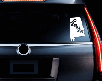 Alabama Home Decal / Alabama State Decal / Alabama State - Etsy