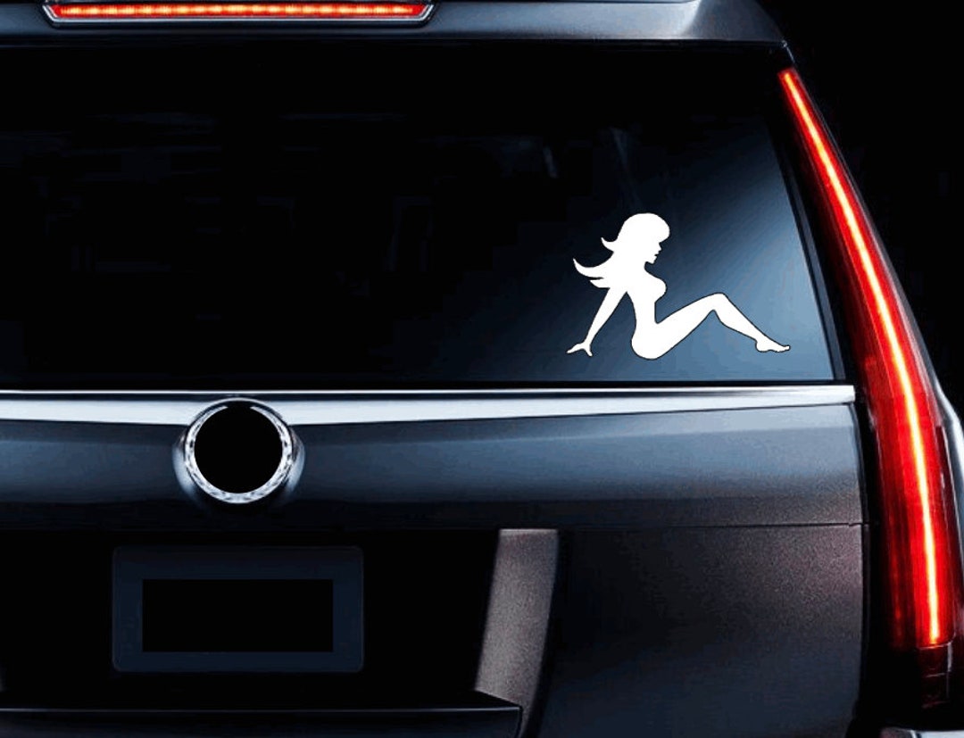 Trucker Girl Sticker Trucker Laptop Macbook Iphone Mudflap Etsy
