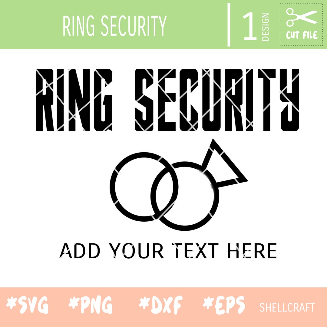 Ring Security SVG PNG JPEG Instant Digital Download - Etsy