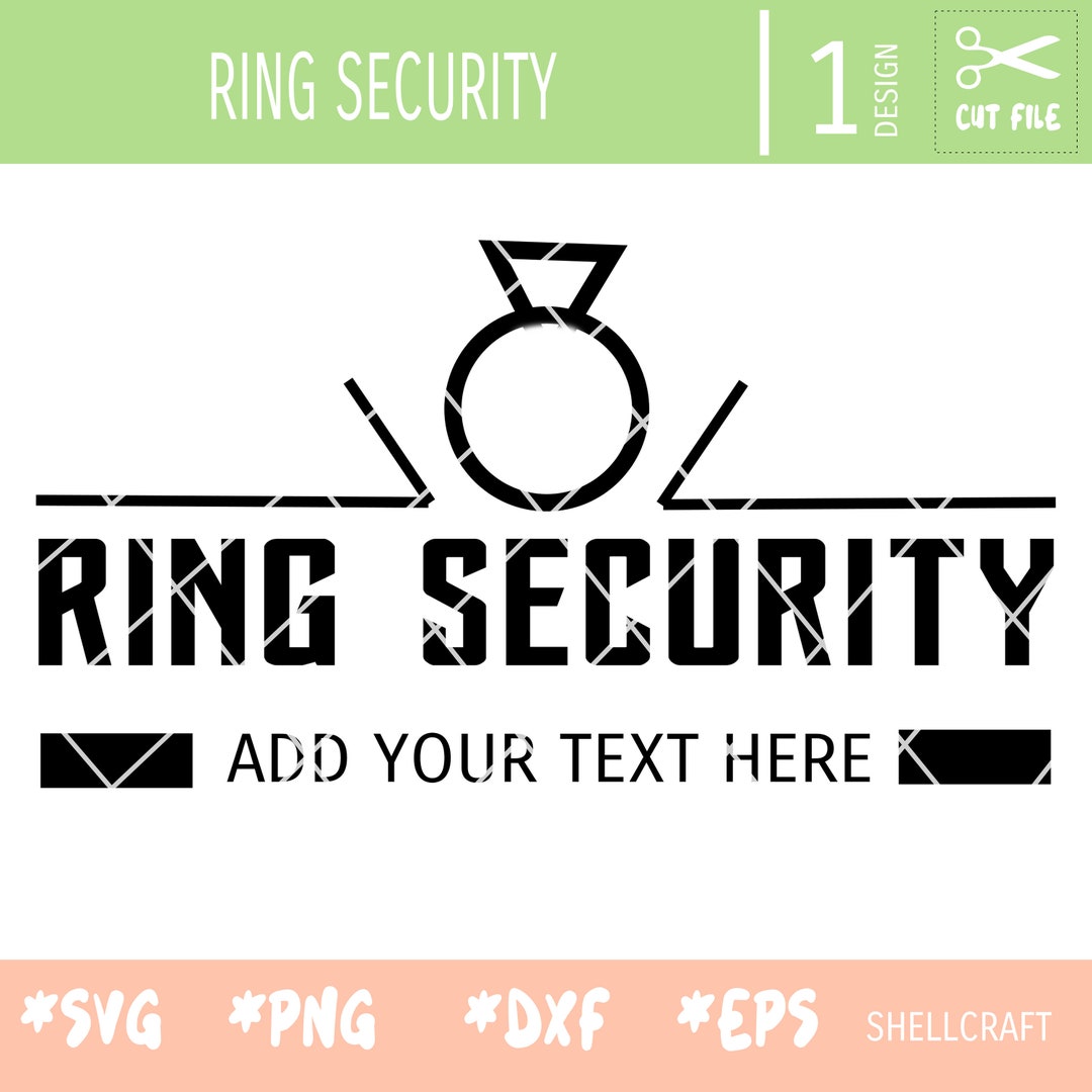 Ring Security SVG PNG JPEG Instant Digital Download - Etsy