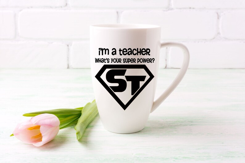 I'm a Teacher What's Your Superpower SVG PNG JPEG - Etsy