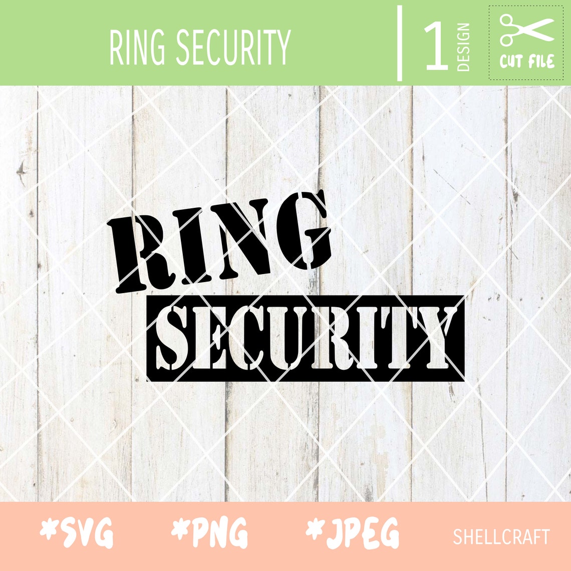 Ring Security SVG PNG Clipart Cute Ring Bearer Instant - Etsy