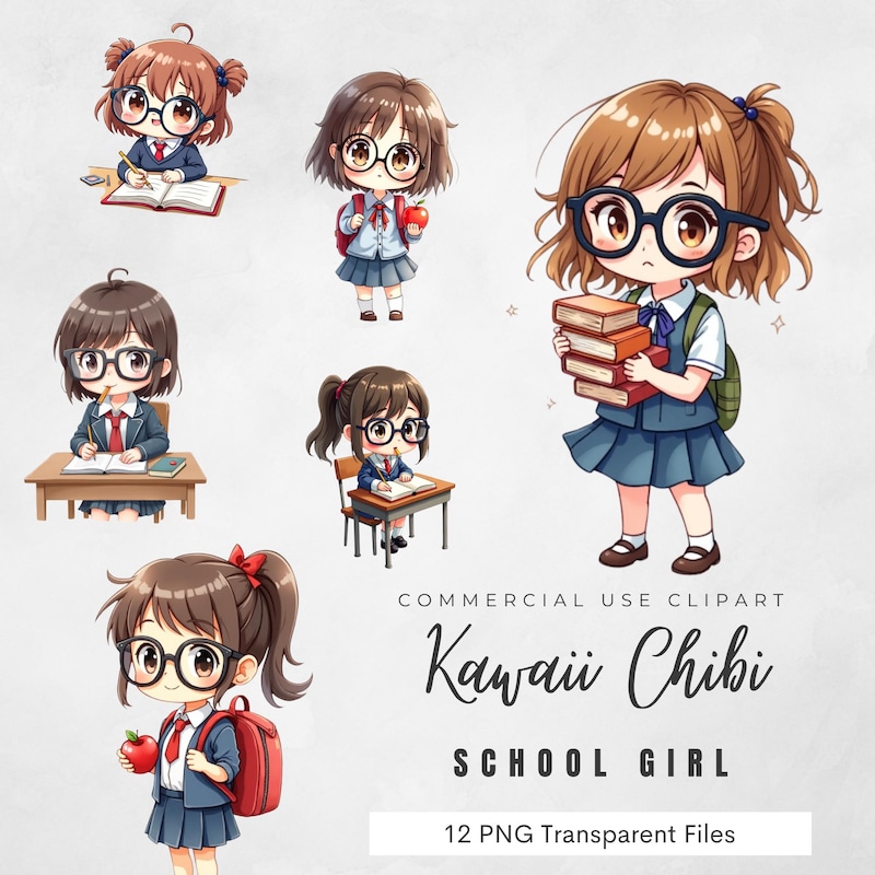 Teacher Chibi - Etsy