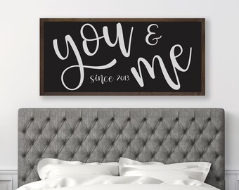 You and Me Sign | Etsy