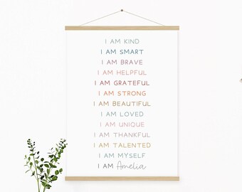 Boy Nursery Decor, Affirmation Wall Art for Kids, Kids Room Wall Decor ...