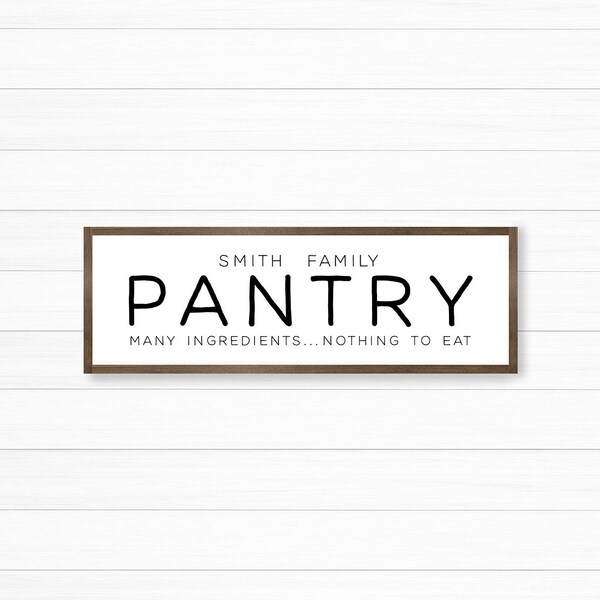 Pantry Sign - Etsy