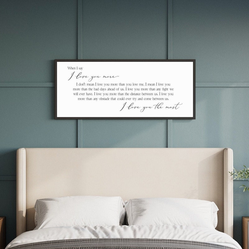 Love Signs for Over Bed - Etsy