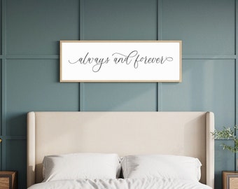 Bedroom Wall Decor Over the Bed, Master Bedroom Wall Decor, Bedroom ...