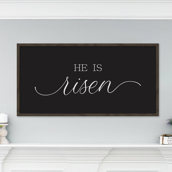 He is Risen - Etsy