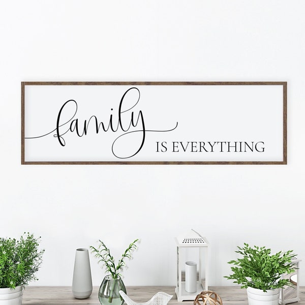 Family is Everything Sign - Etsy