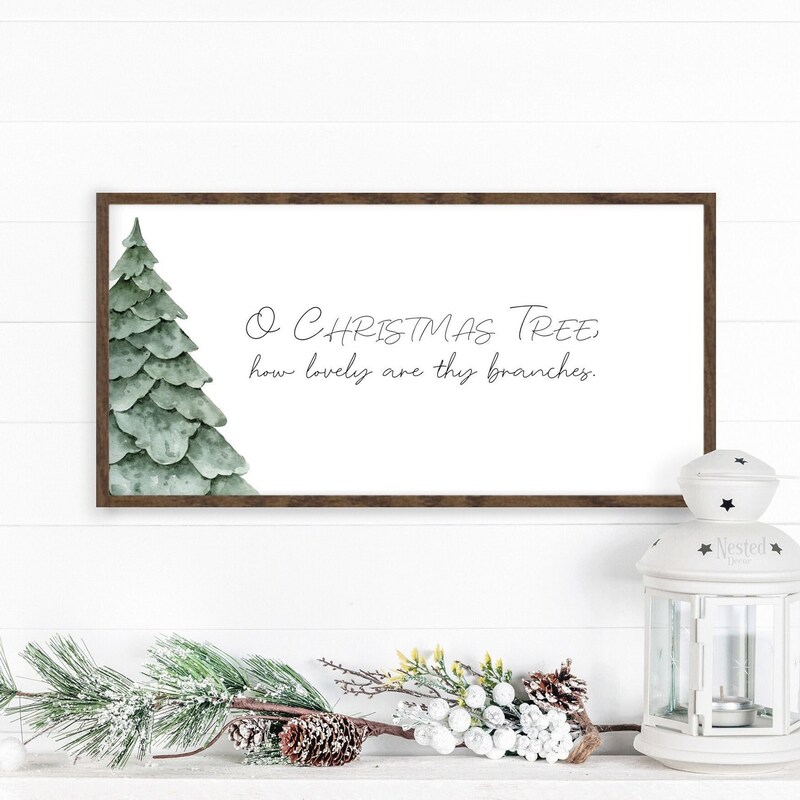 Christmas Tree Sign - Etsy