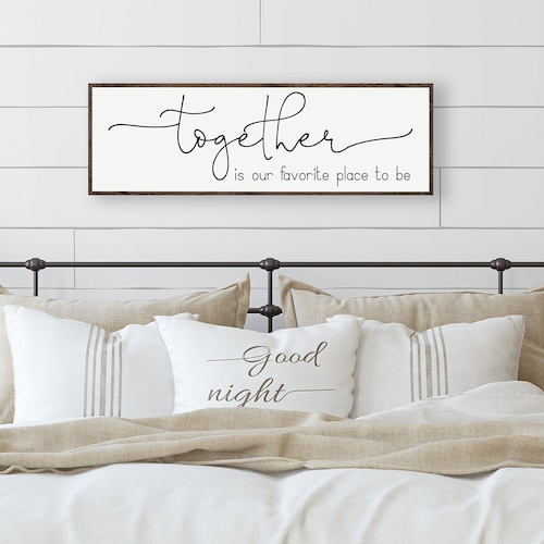Love is All You Need Sign Master Bedroom Decor Over the Bed - Etsy