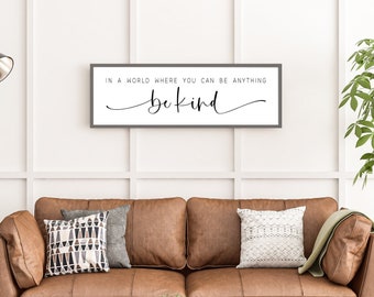 In a World Where You Can Be Anything, Be Kind Bulletin Board Cutouts ...