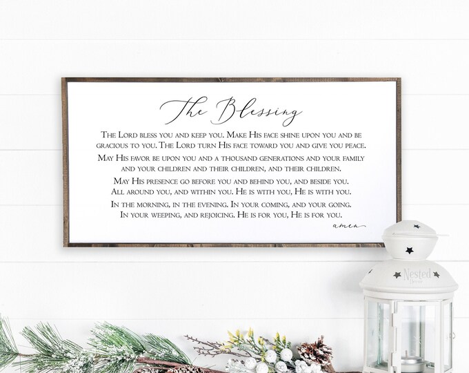The Blessing Elevation Worship Lyrics Art Print,he is With You ...