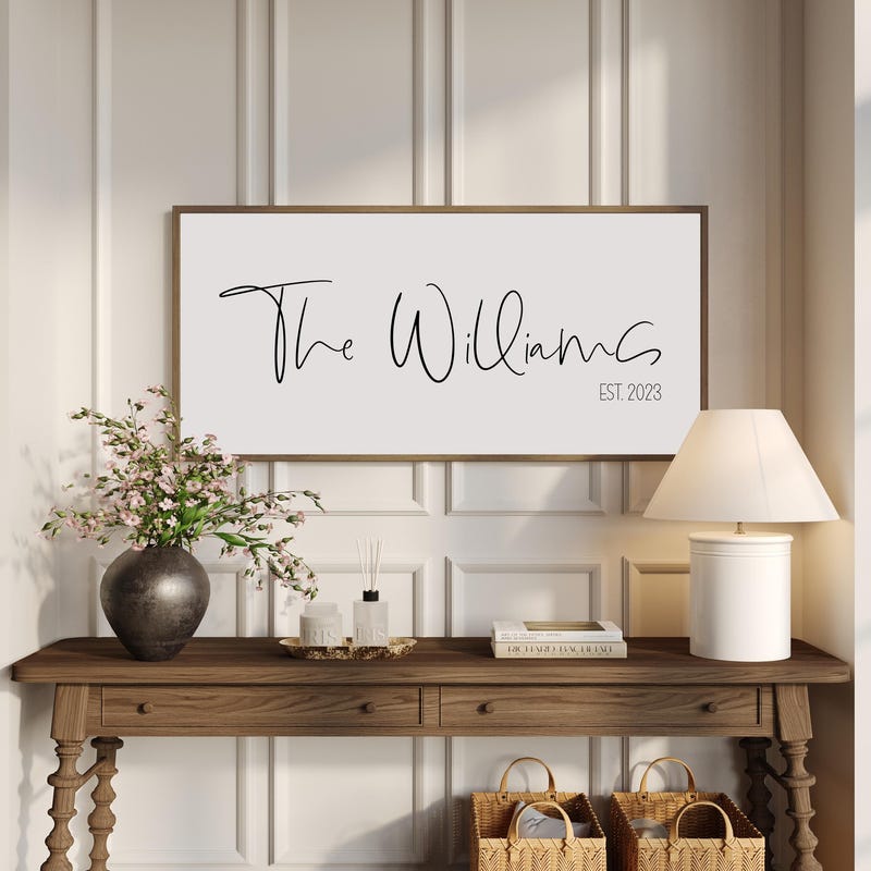Last Name Signs - Etsy