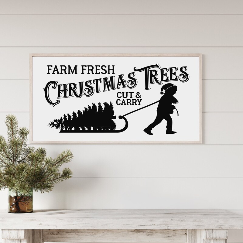 Tree Farm Sign - Etsy
