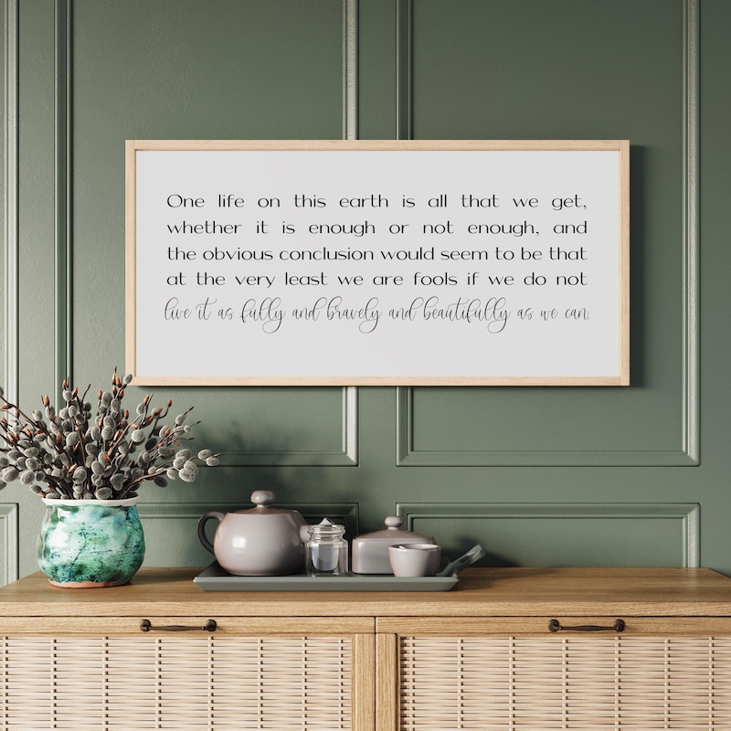 Life Quote Sign - Etsy