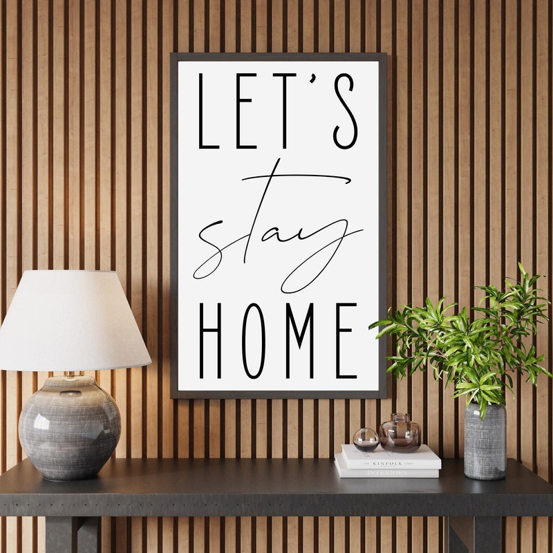 Lets Stay Home - Etsy