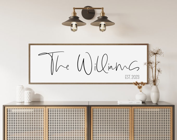 Custom Wood Framed Sign | Farmhouse Wall Decor | Farmhouse Wood Sign ...