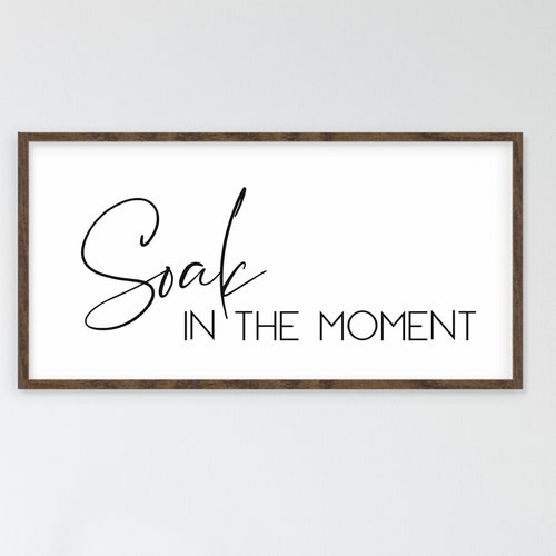 Bathroom Wall Decor-bathroom Signs-soak Sign-wooden | Etsy