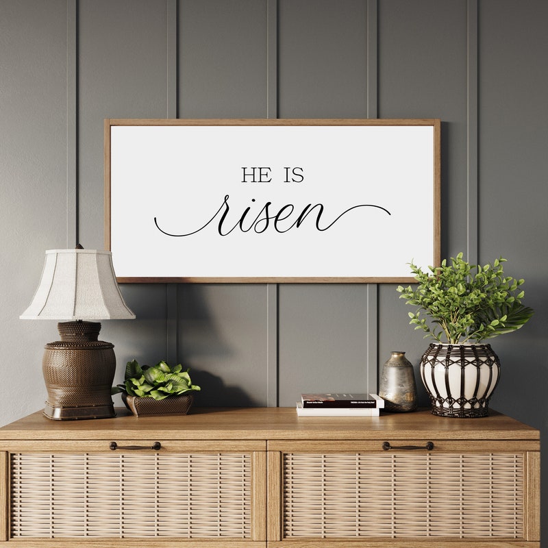 He is Risen - Etsy