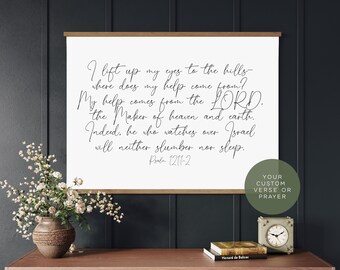 Custom Bible Verse Sign Jesus Canvas Custom Scripture Canvas Wall Art ...