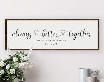 Couple Over Bed Sign | Etsy