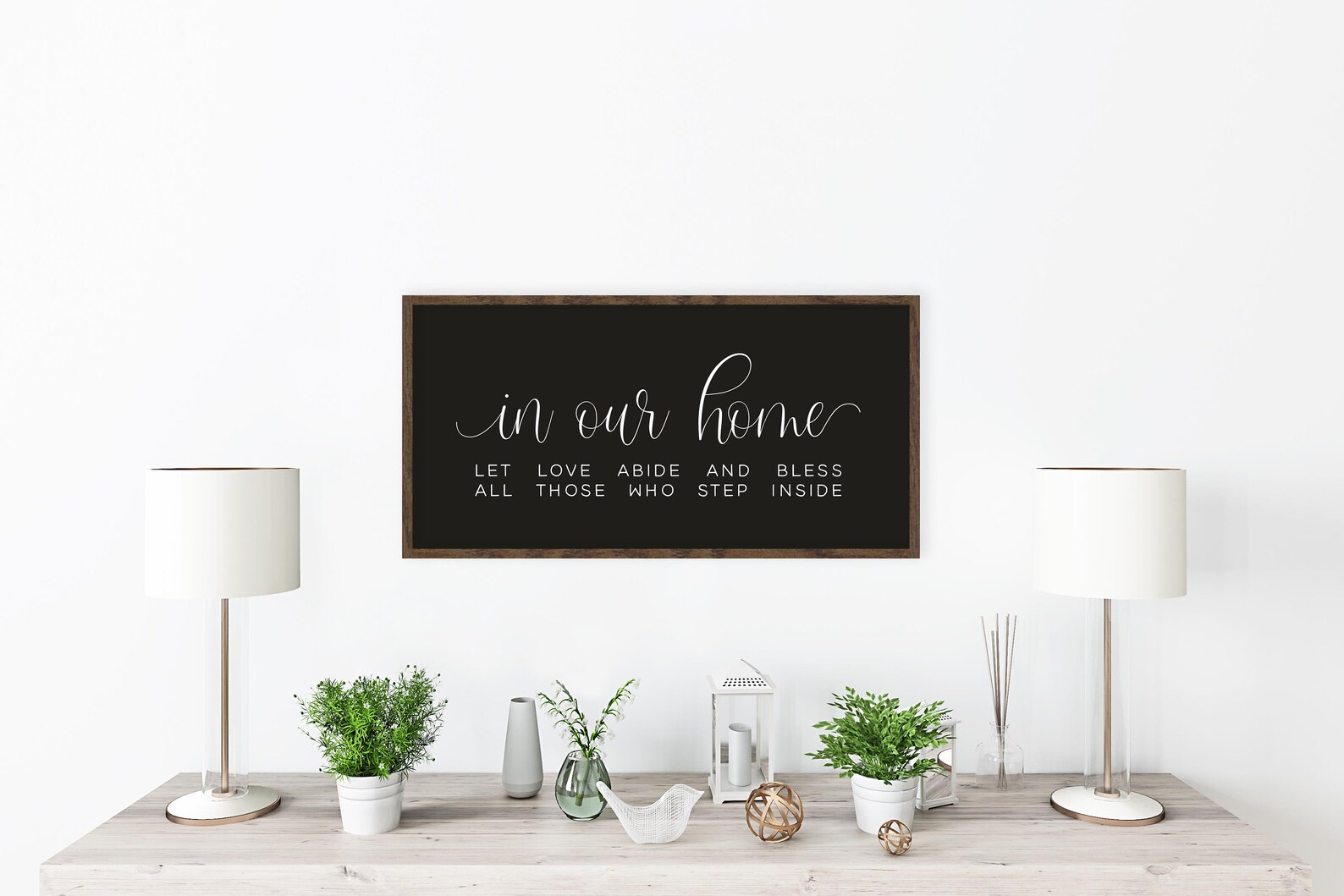 Entryway Wall Decor Let Love Abide Sign Entry Way Wall - Etsy