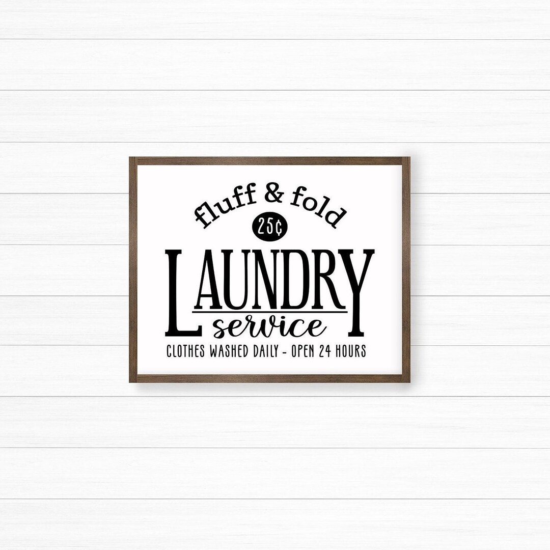Laundry Sign | Laundry Room Decor | Farmhouse Laundry Sign | Farmhouse ...