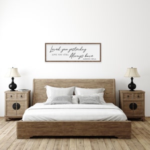 Bedroom Wall Decor Over the Bed, Master Bedroom Wall Decor, Bedroom ...