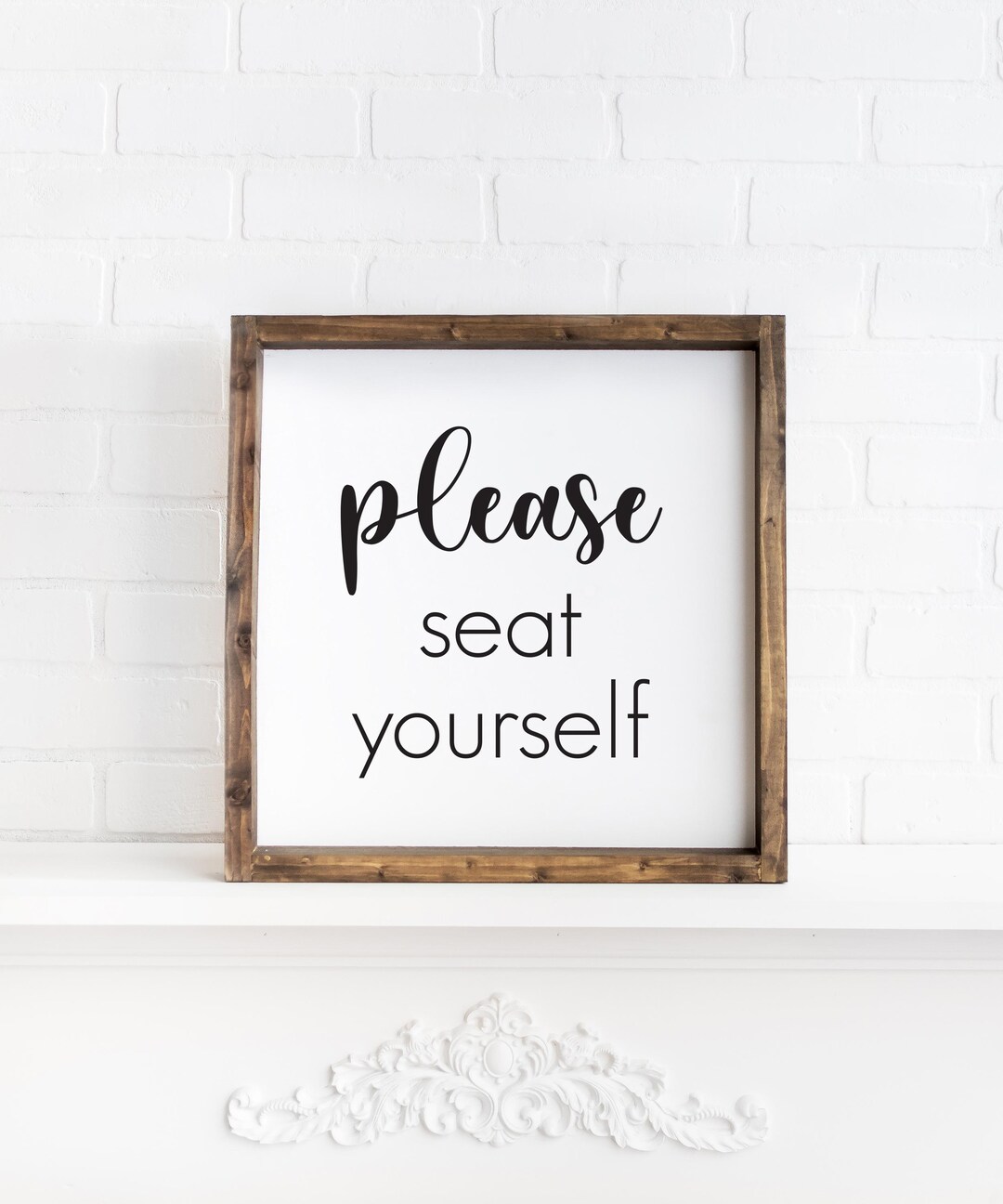 Please Seat Yourself Sign, Bathroom Signs, Bathroom Wall Decor, Guest ...