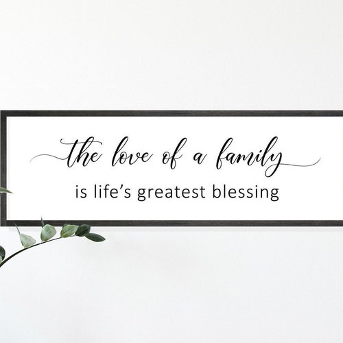 Wood Signs for Home Decor Family Sign Family Quote Sign - Etsy