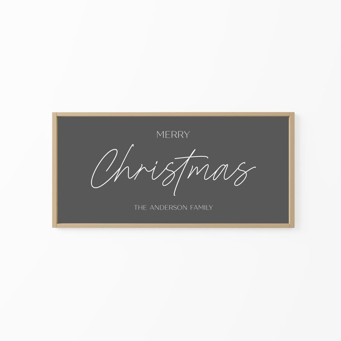 Family Name Sign, Personalized Christmas Name Sign, Last Name Sign ...