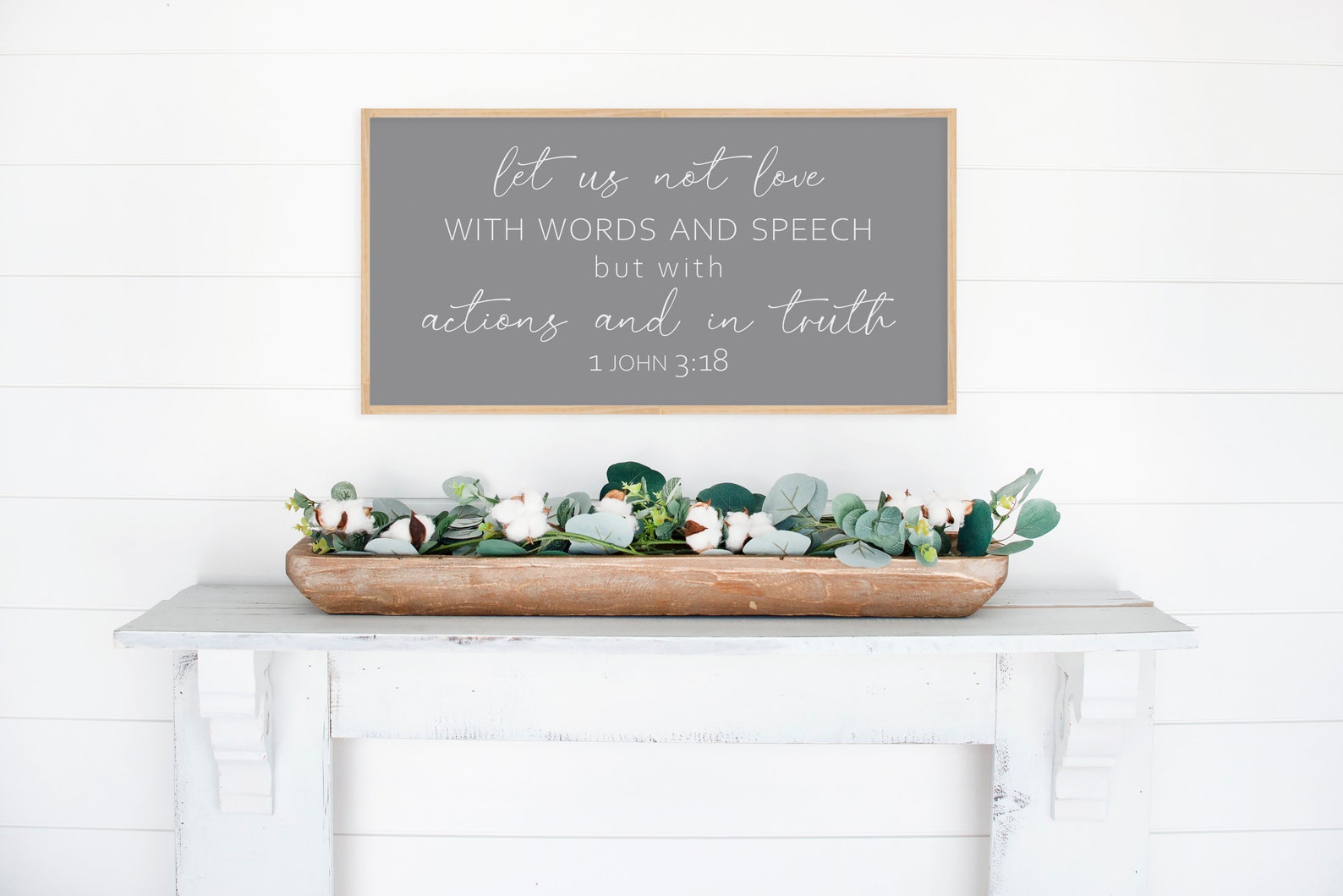 Living Room Wall Decor Scripture Wall Art Bible Verse Sign - Etsy