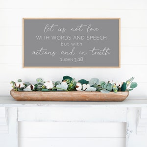 Living Room Wall Decor Scripture Wall Art Bible Verse Sign - Etsy