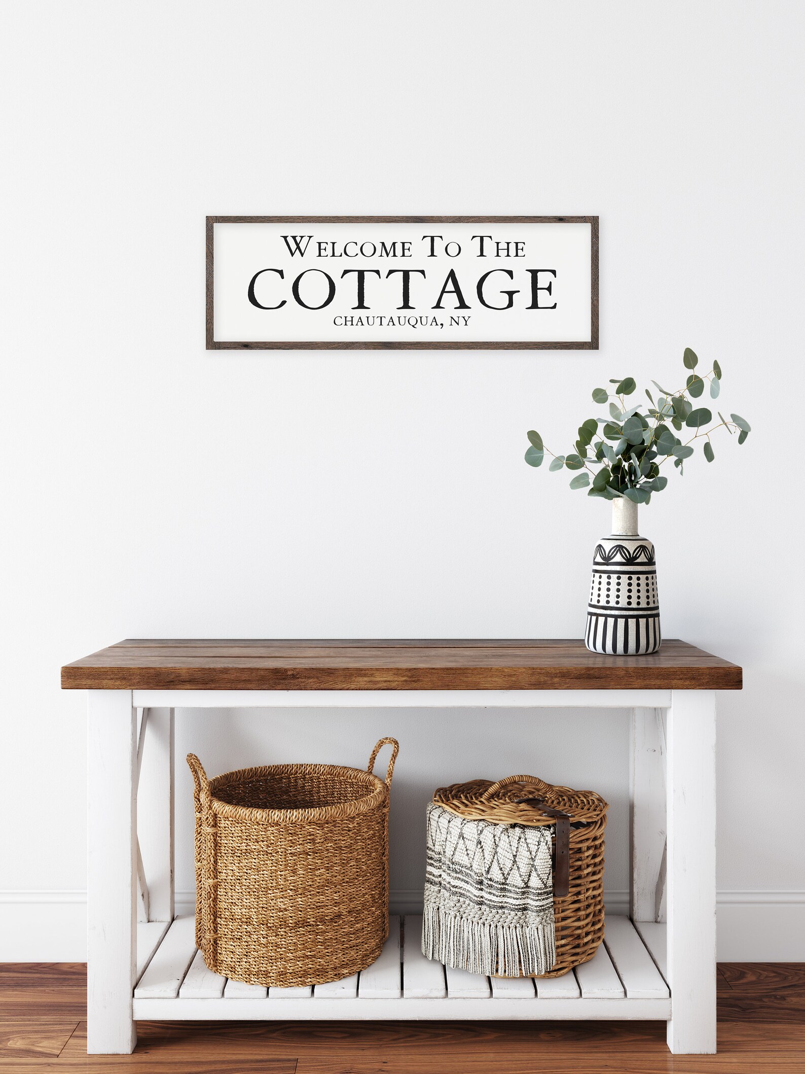Personalized Welcome to the Cottage Sign Custom Wood Sign - Etsy