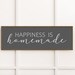 Happiness is Homemade Wood Sign Farmhouse Kitchen Kitchen Wall Art ...