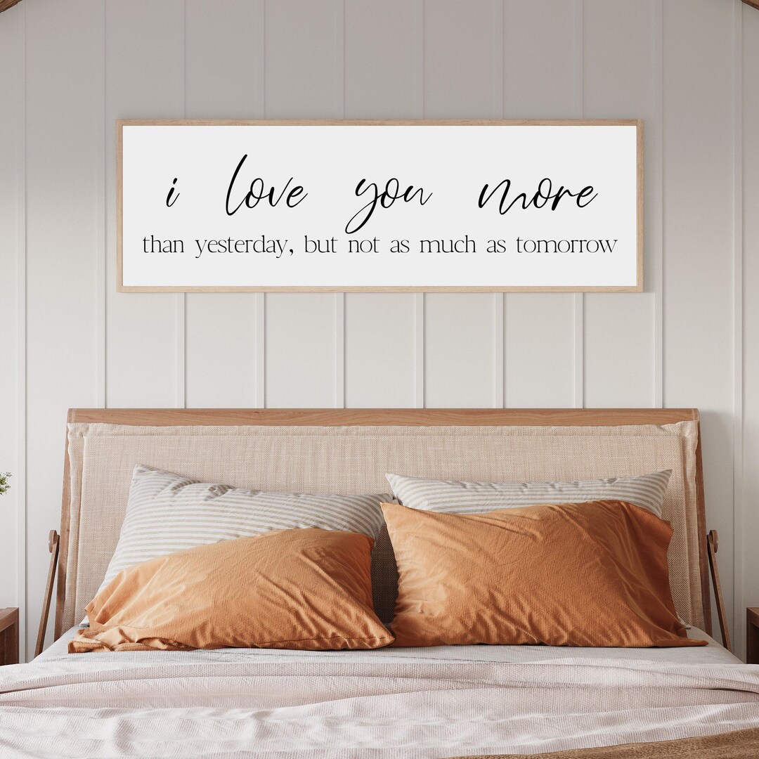 Master Bedroom Wall Decor | Above Bed Sign | Bedroom Wall Decor ...