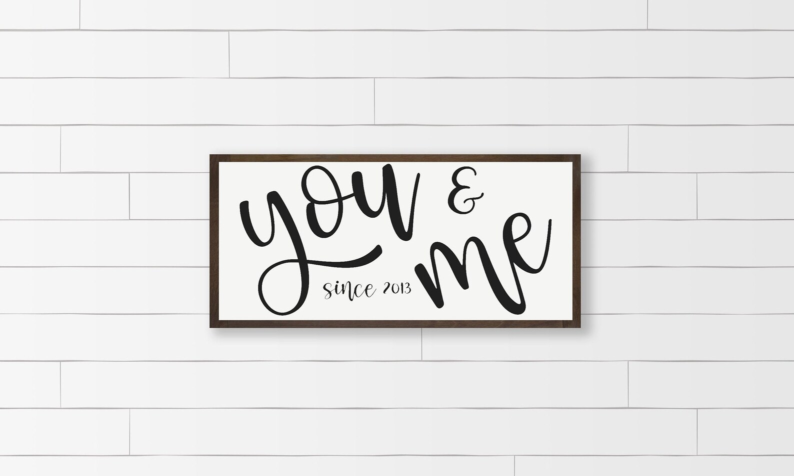You and Me Sign Established Date Master Bedroom Wall Decor | Etsy