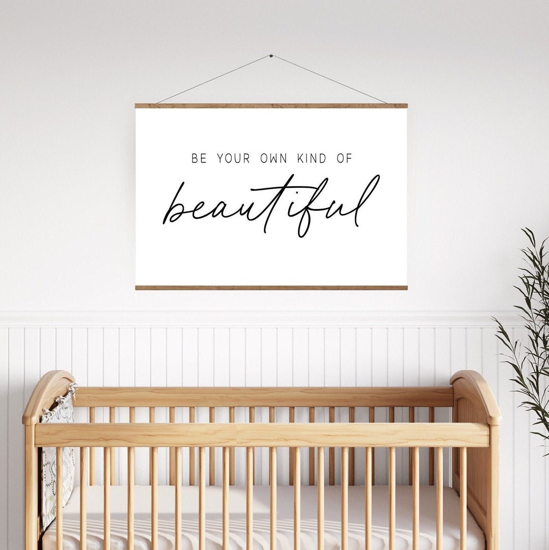 Girls Room Sign, Nursery Wall Art, Girls Bedroom Decor, Be Your Own ...