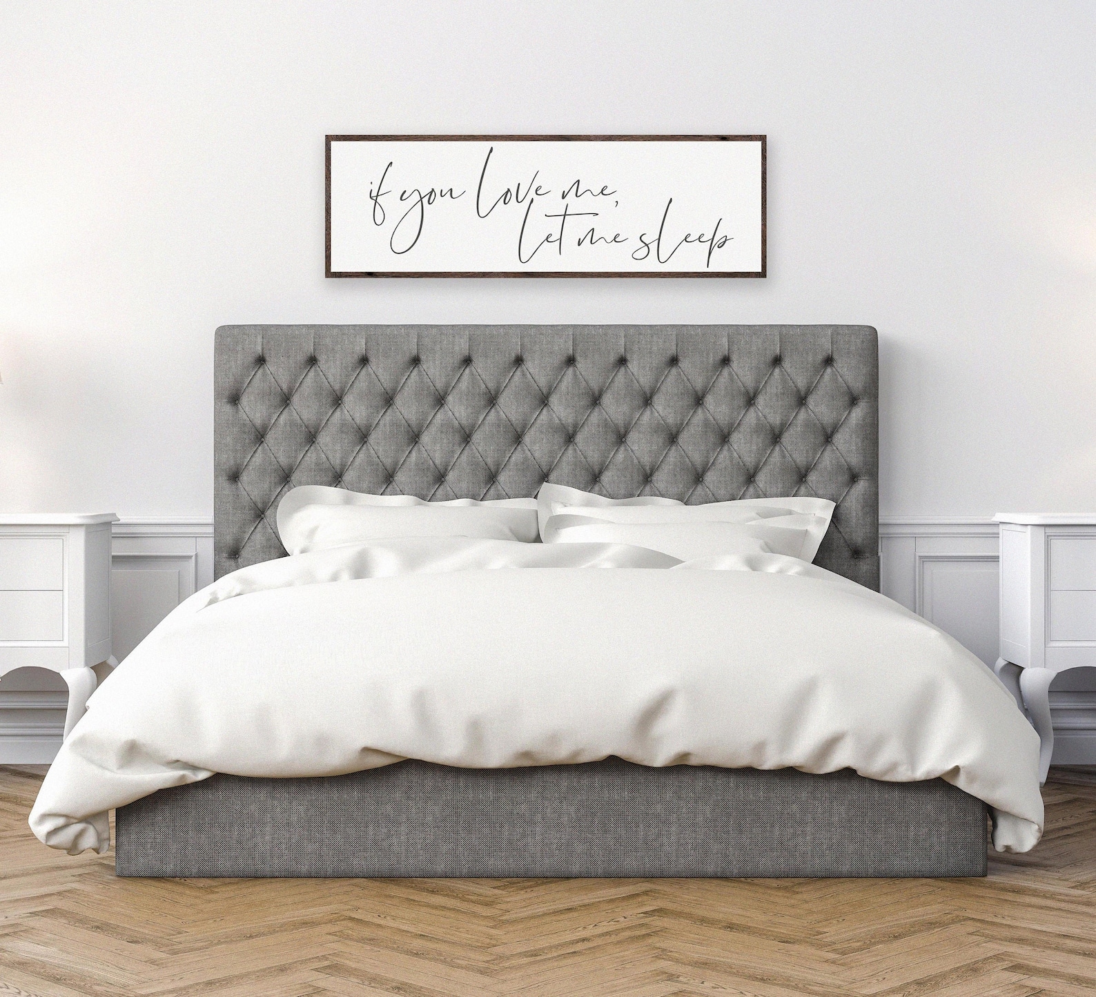 Bedroom Wall Decor Over the Bed Master Bedroom Wall Decor | Etsy